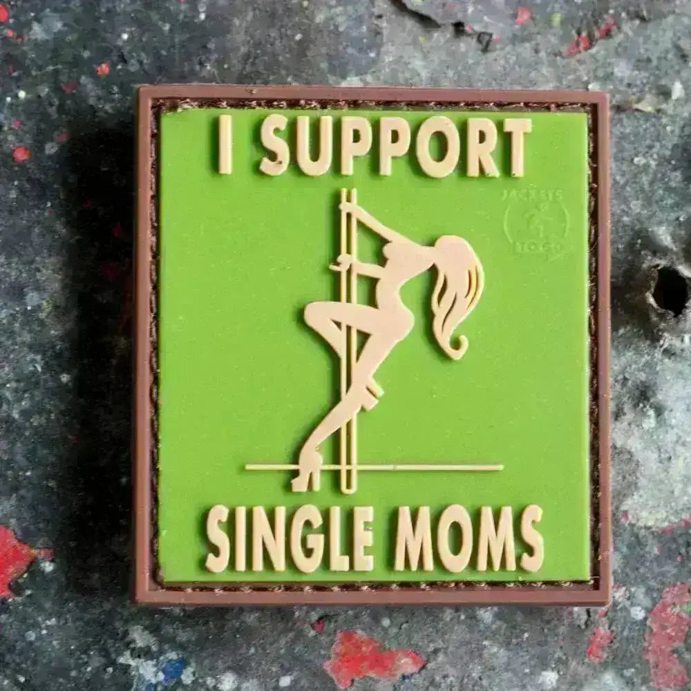 Patch - I Support Single Moms Rubber - Multicam – Game-On.no
